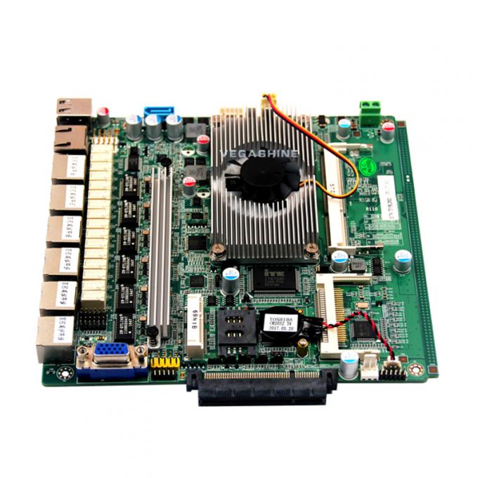 Network Security Firewall Motherboard Quad Cores J1900 6 Lan Mini Itx pfsense router